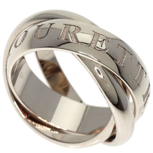 Cartier | Jewelry | Cartier Trinity Limited Model 5 Ring K8 White Gold ...